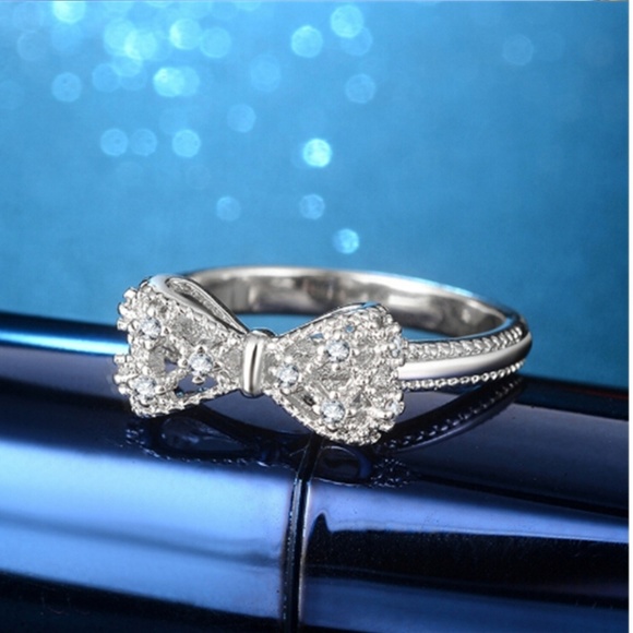 Boutique | Jewelry | Sterling Silver Gorgeous Bow Knot Ring | Poshmark